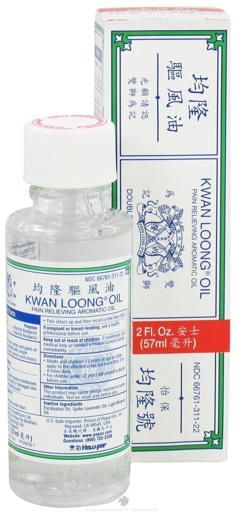 Amazon.com: Kwan Loong Pain Relieving Aromatic Oil (2 fl oz): Health ...