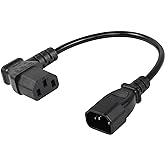 Amazon.com: Duttek Power Cord with Switch, PC Power Cord Inline Switch IEC 320 Mains Power C14 ...