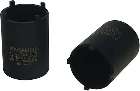 Powerbuilt 648473 Spindle Nut Socket, Four Outer: Amazon.ca: Tools ...
