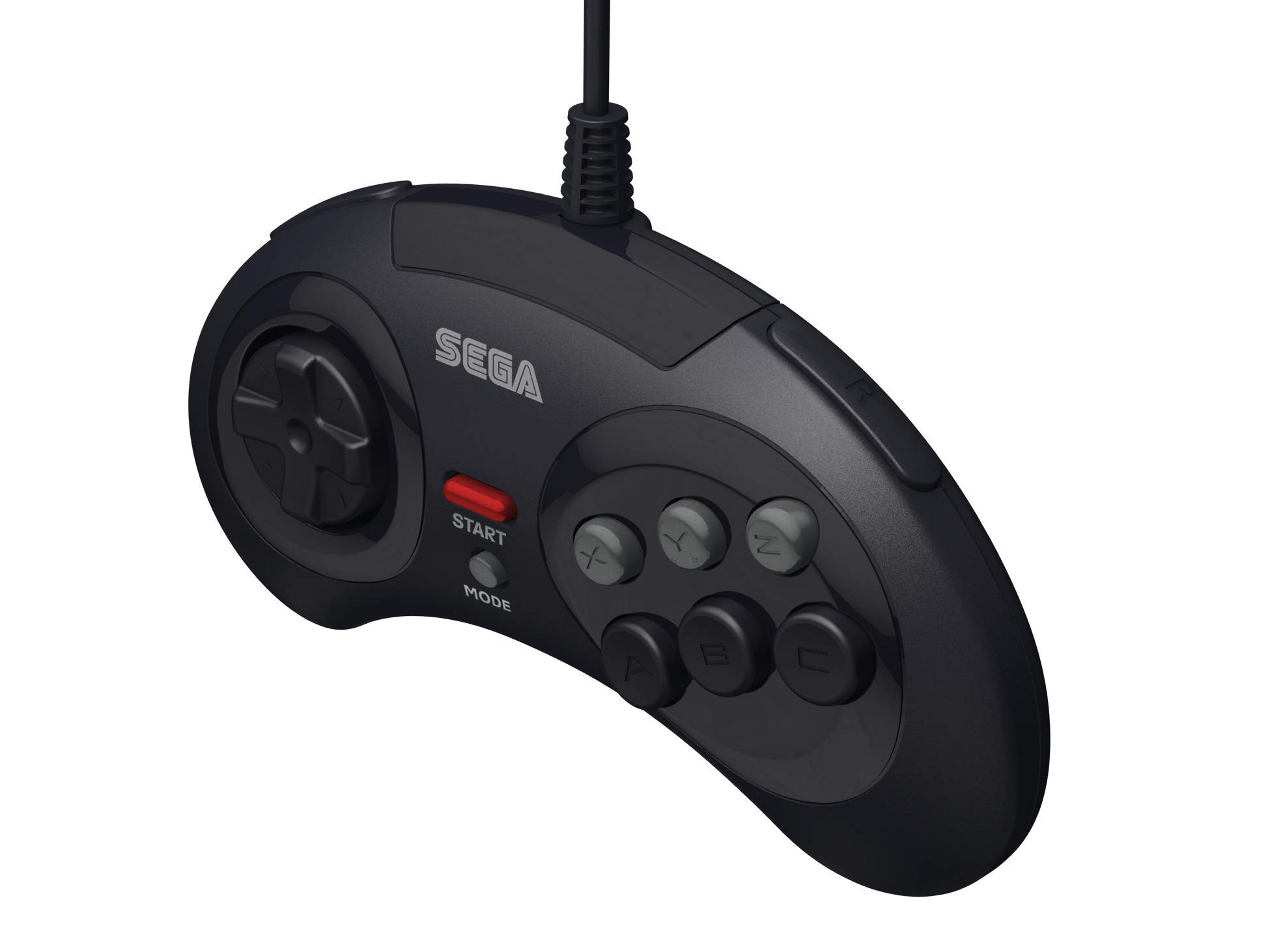 Retro-Bit Official SEGA Mega Drive Controller 6-Button Arcade Pad for ...