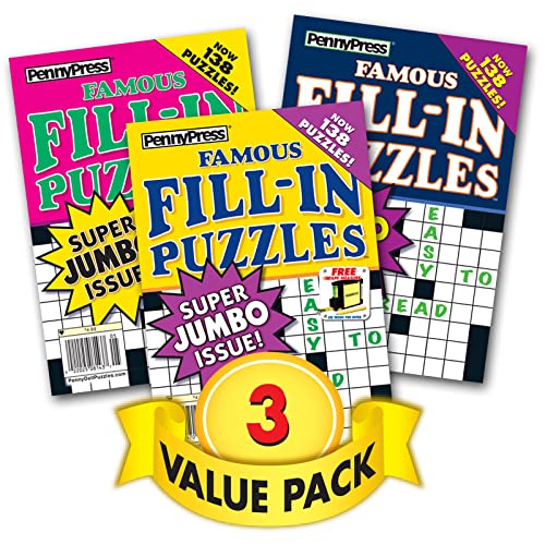 Penny's Famous Fill-In Puzzles-3 Pack: Penny Press/Dell Magazines ...
