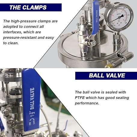 Mua HNZXIB Closed Loop Extractor 1LB Stainless Steel Vacuum Chamber ...