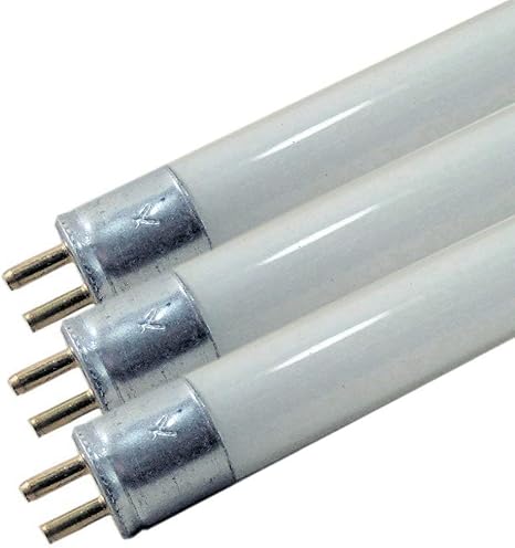 3 Pack - T4 8w Warm White Flourescent Tube Robus LFT48 325mm LSTR8W ...