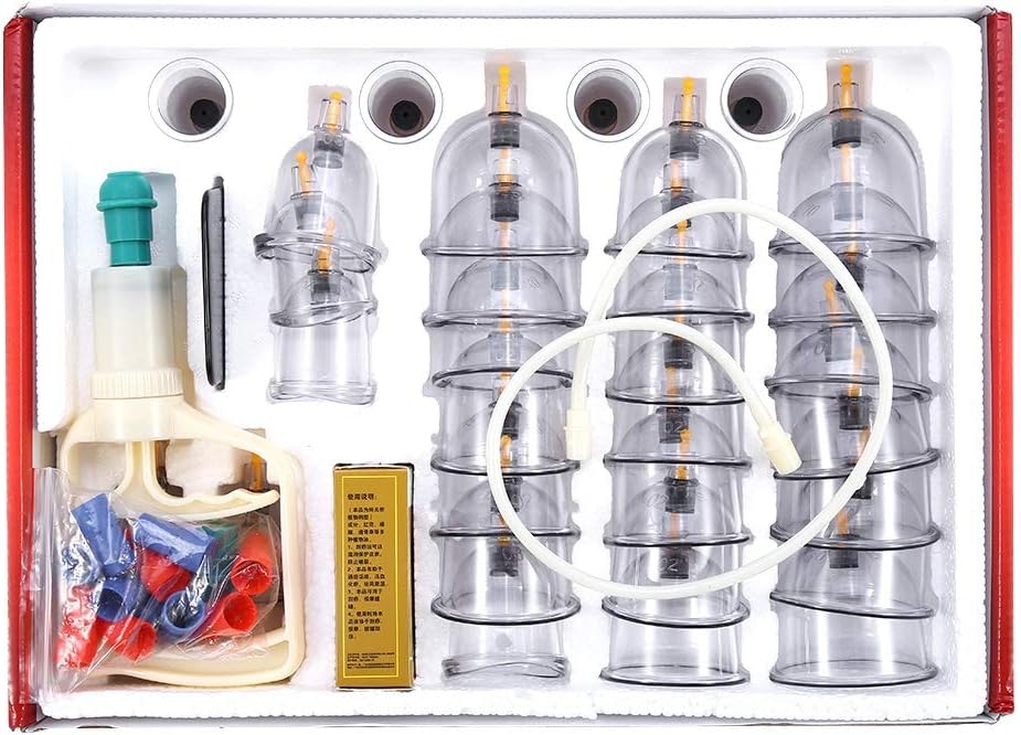 Chinese Cupping Therapy Vacuum Suction Cups, 32 PCS Suction Cup Anti ...