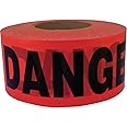 Amazon.com: CH Hanson 1000 ft. Red Danger Barricade Tape 2 mil : Tools & Home Improvement