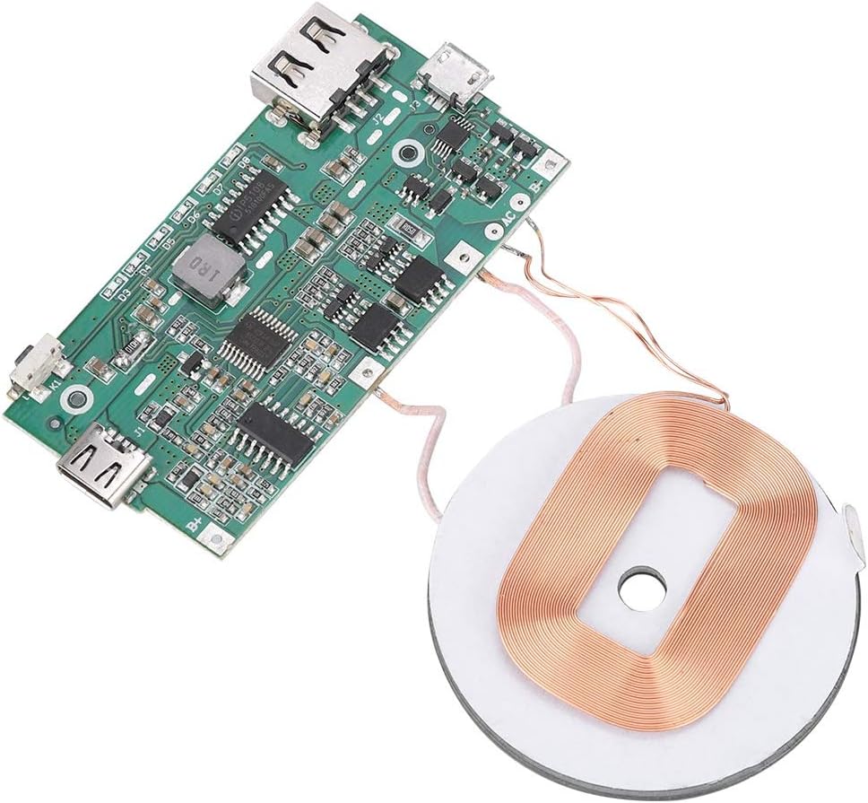 Amazon.com: Qi Wireless Coil,3-in-1 5V 2A Wireless Charger PCBA Circuit ...