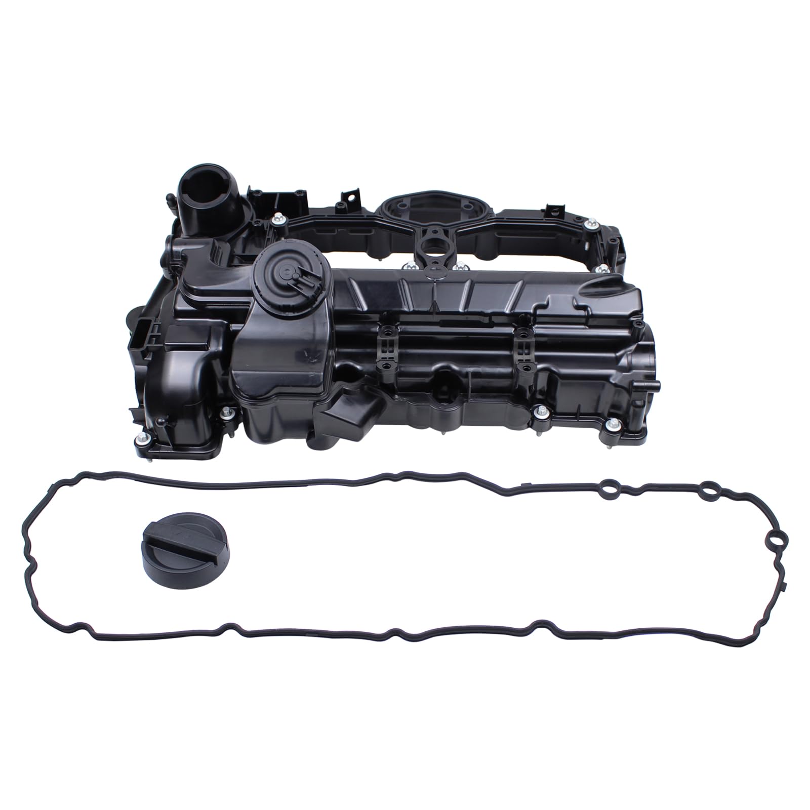 MOTOKU N26 Engine Valve Cover with Gasket Bolts Oil Cap Kit for BMW ...