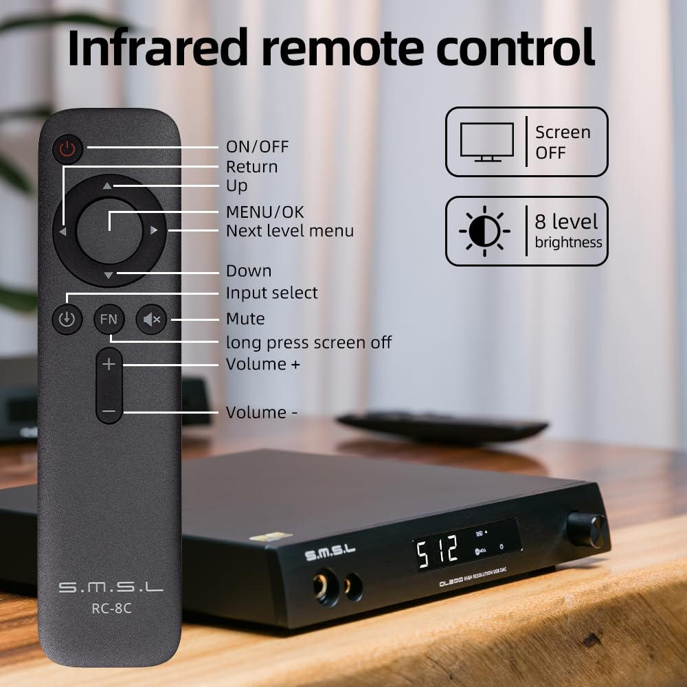 Mua SMSL DL200 ES9039Q2M Audio DAC and HiFi Headphone Amplifier,6.35mm ...