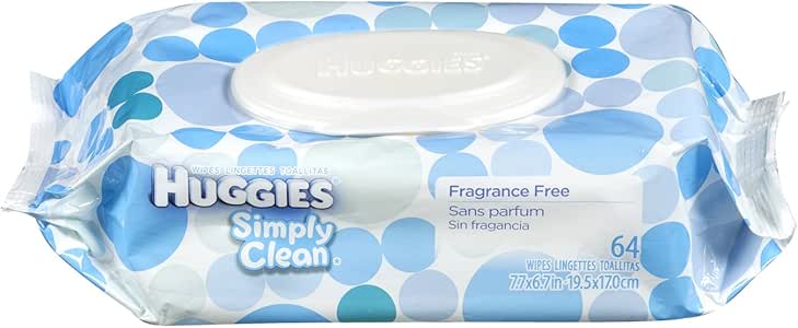 Amazon.com: Huggies Simply Clean Baby Wipes, 512 Total Wipes 64 Count ...