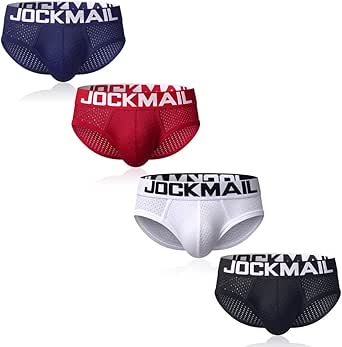 JOCKMAIL 4PCS/Packs Men Briefs Men Underwear Comfortable Men's Boxer ...
