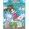 Springtime A Whimsical Coloring Adventure: Springtime Coloring Book by ...