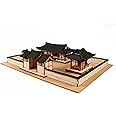 Amazon.com: Desktop Wooden Model Kit Korean-style House Set / YG652 by ...