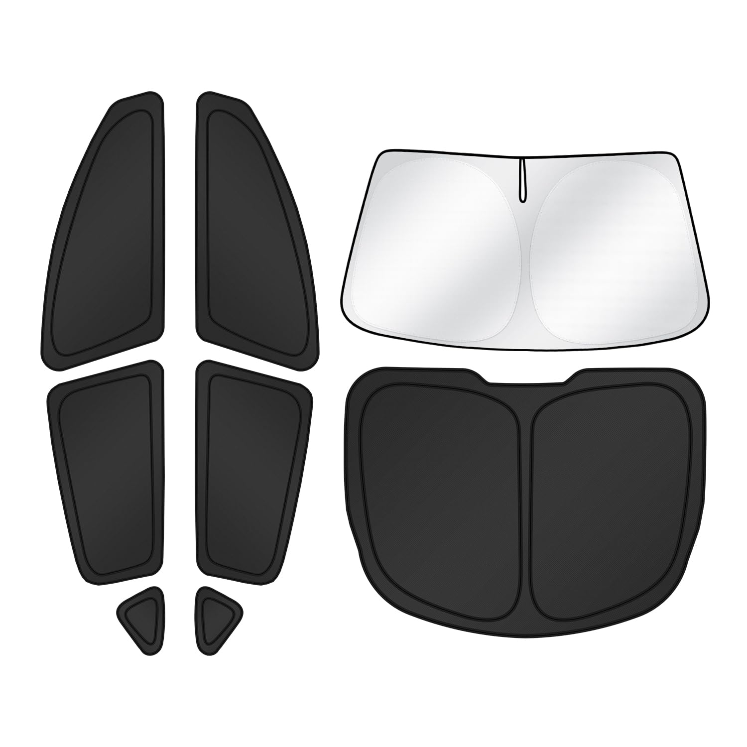 T TGBROS Window Shades for Tesla Model Y Juniper 2025 2026 Windshield ...