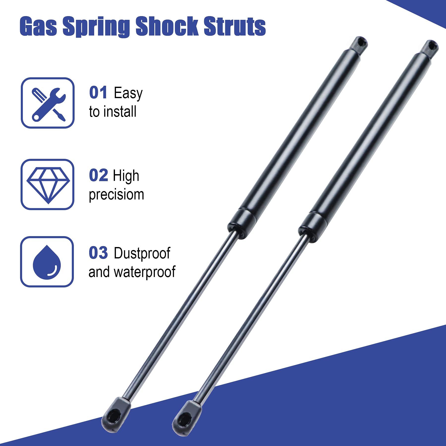 Mua 20" 150Lbs/667N Lift Support Struts Gas Spring Shocks Hydraulics ...