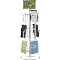 Amazon.com: SSWBasics 12-Pocket Rotating Countertop Greeting Card Rack ...