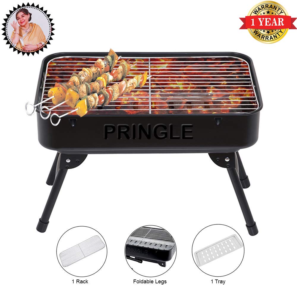 Pringle BBQ 1902 Charcoal Barbeque Grill Maker (Black): Amazon.in: Home ...
