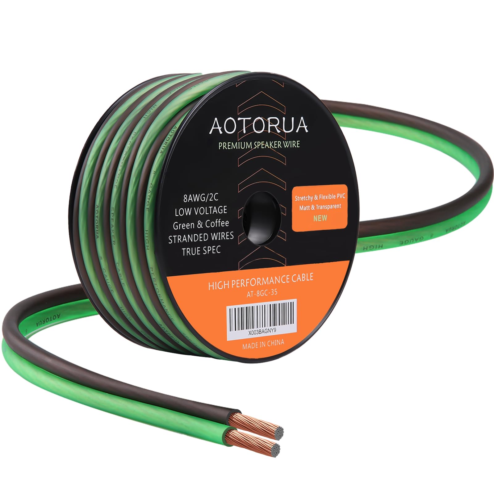 Mua AOTORUA 8 Gauge Wire 35 Feet 2 Conductors Power Ground Cable, 8AWG ...