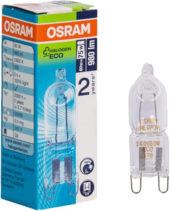 Osram G9 60 Watts Capsule Halogen Bulb: Amazon.ae