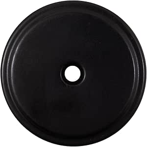 Bi-Fold Closet Door Knob Backplate, 1-3/4 Inches, Matte Black by Stone ...