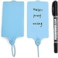Amazon.com : LeadSeals 100 Plastic Tags Shipping Tags Water Proof Tags ...