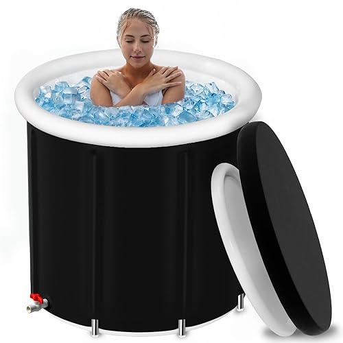 Portable Bathtub Ice Bath Insulated Cover, Ice Water Therapy Cover With ...