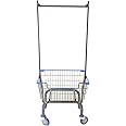 Amazon.com: Cart&supply Coin Laundry Cart, Laundry Cart with Double ...