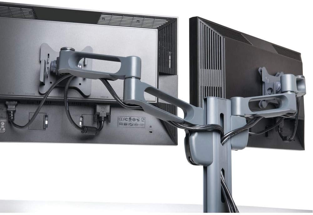 Dual Monitor Arm, Grey – BigaMart