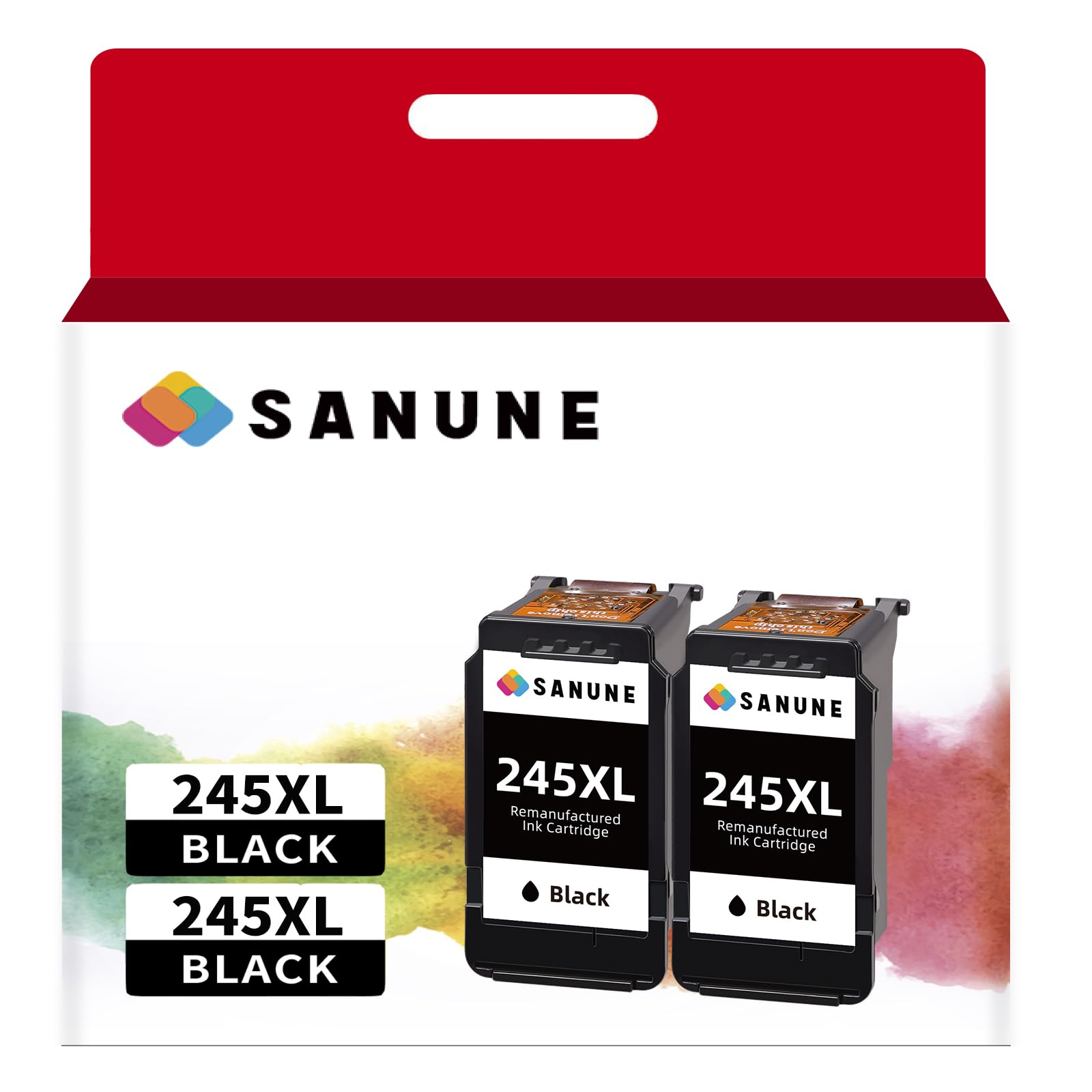 SANUNE Remanufactured Ink Cartridge Replacement for Canon 245 245XL 243 ...