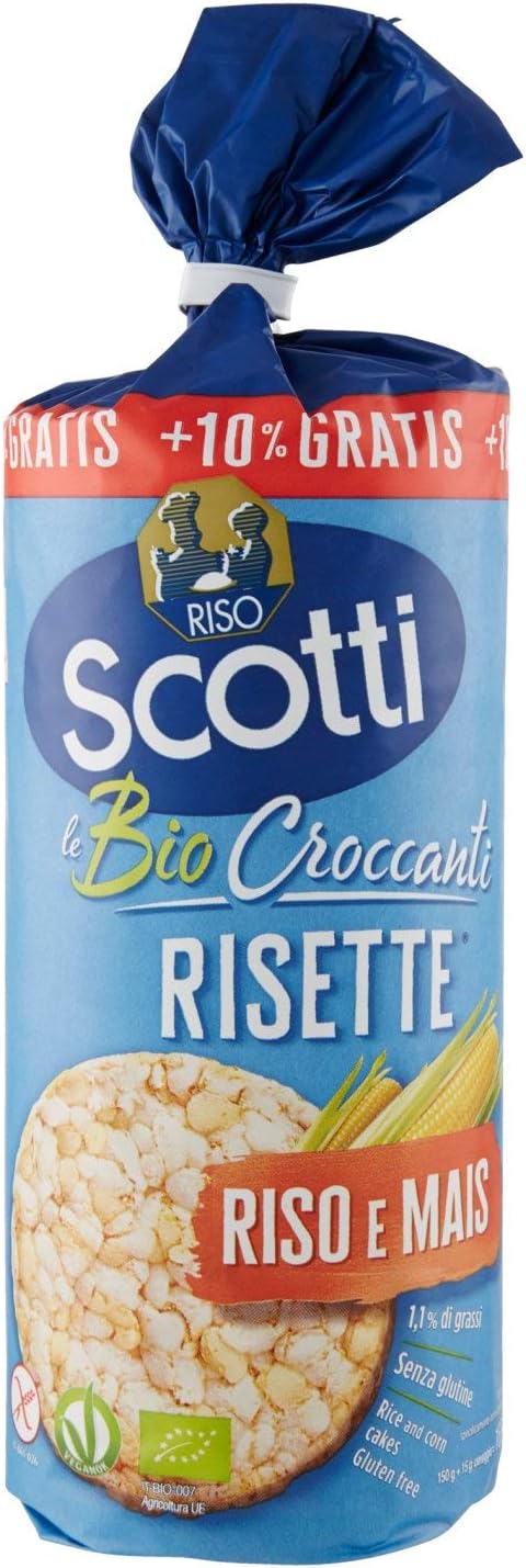 Riso Scotti - Risette Riso e Mais - Gallette di Riso e Mais Senza ...