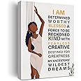 Amazon.com: African American Women Inspirational Quote I am Determined ...