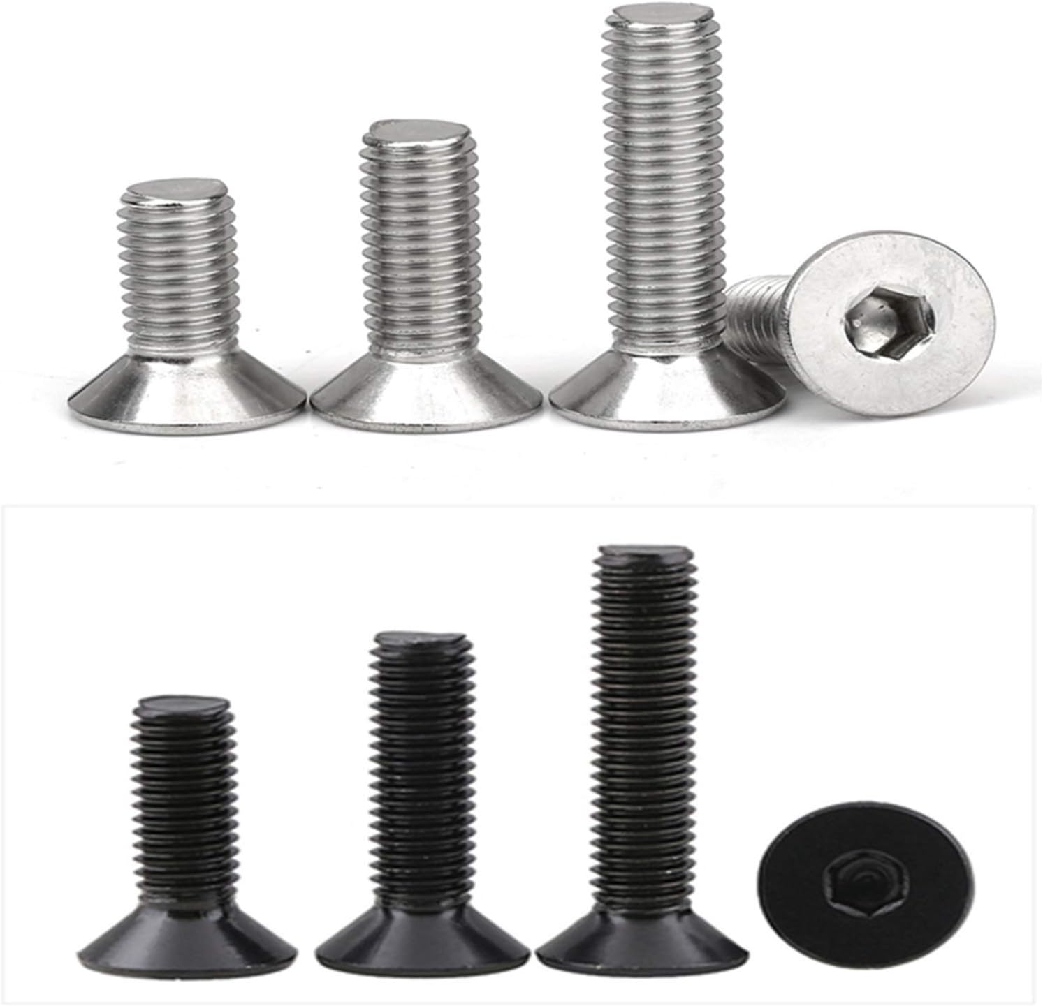 Color : Stainless Steel 304, Size : 20mm Meets shop Screws 5-50pcs Allen Key Head Din7991 M2 M2 ...