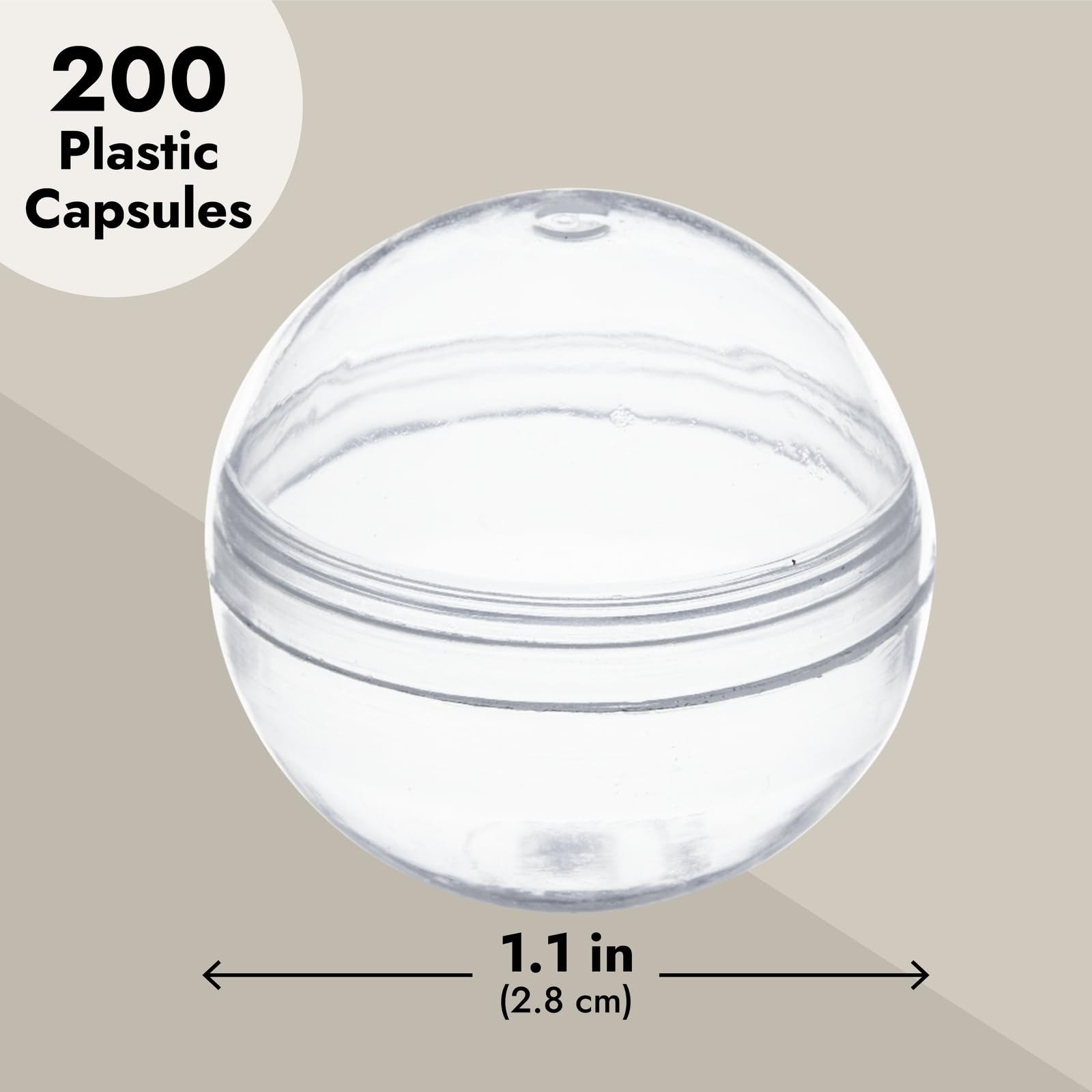 Mua Juvale 200 Pack Gumball Vending Machine Capsules, 1.1 Inch Plastic ...