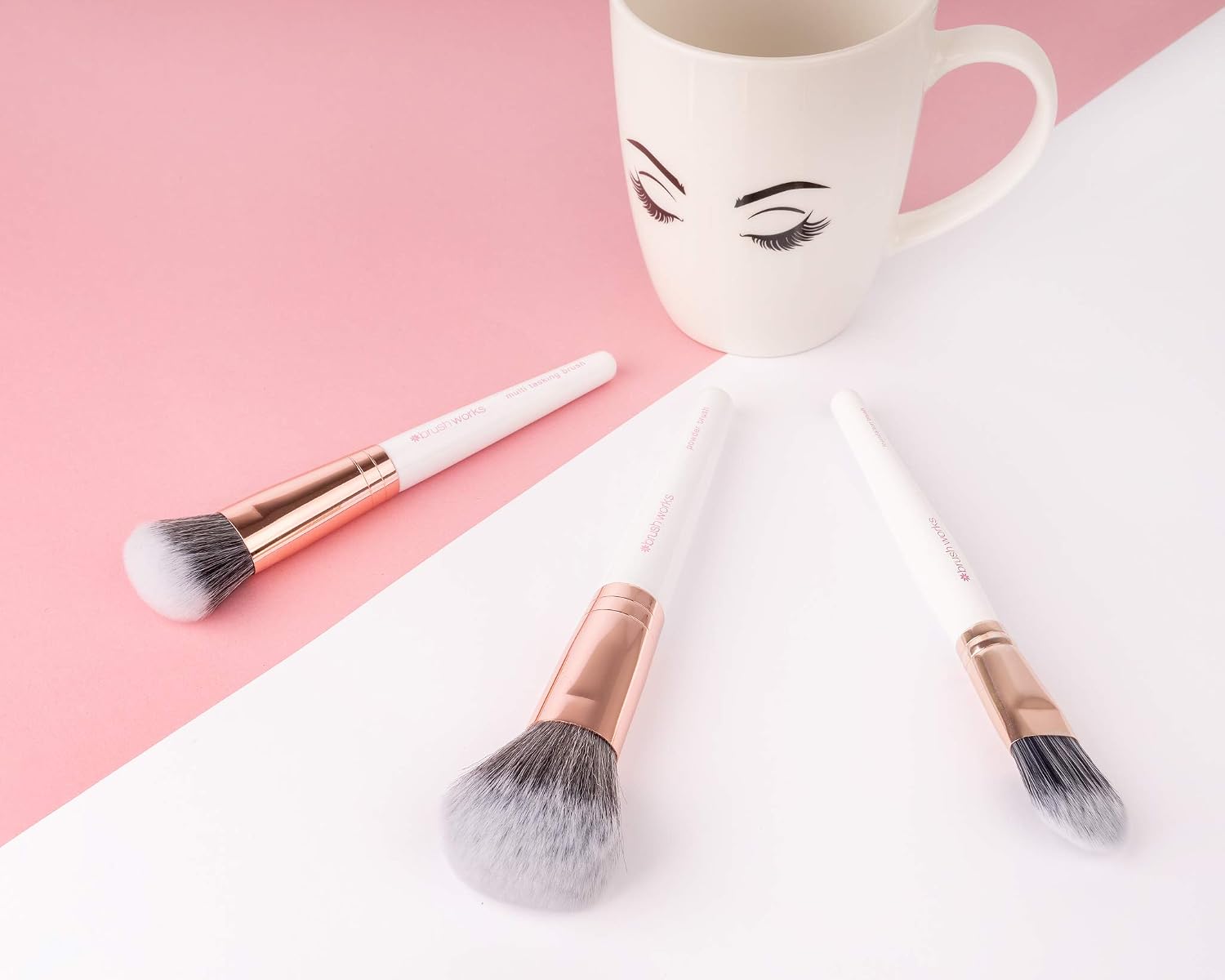 Brushworks Ready Set Glow Face Brush Set – BigaMart
