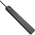 Amazon.com: APC Surge Protector Power Strip, PH12, 2160 Joules, Flat ...