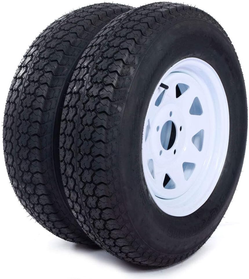 Trailer Tire Rim ST205 75D15 Load Range C F78 15 205 75 15 LRC 5 Lug