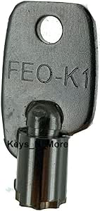 FEO-K1 / FE0-K1 Elevator Key Blank Fire Service Keys - 1 Key - - Amazon.com