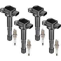 Amazon.com: BDFHYK Ignition Coil Pack and Iridium Spark Plugs for Acura RSX Honda Accord Civic ...