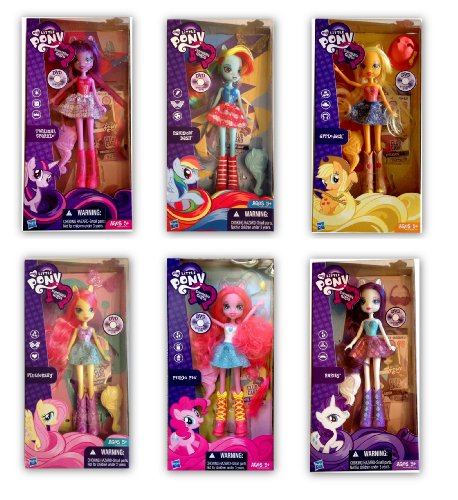 Buy My Little Pony Equestria Girls Mane 6 Basic Collection: Twilight ...