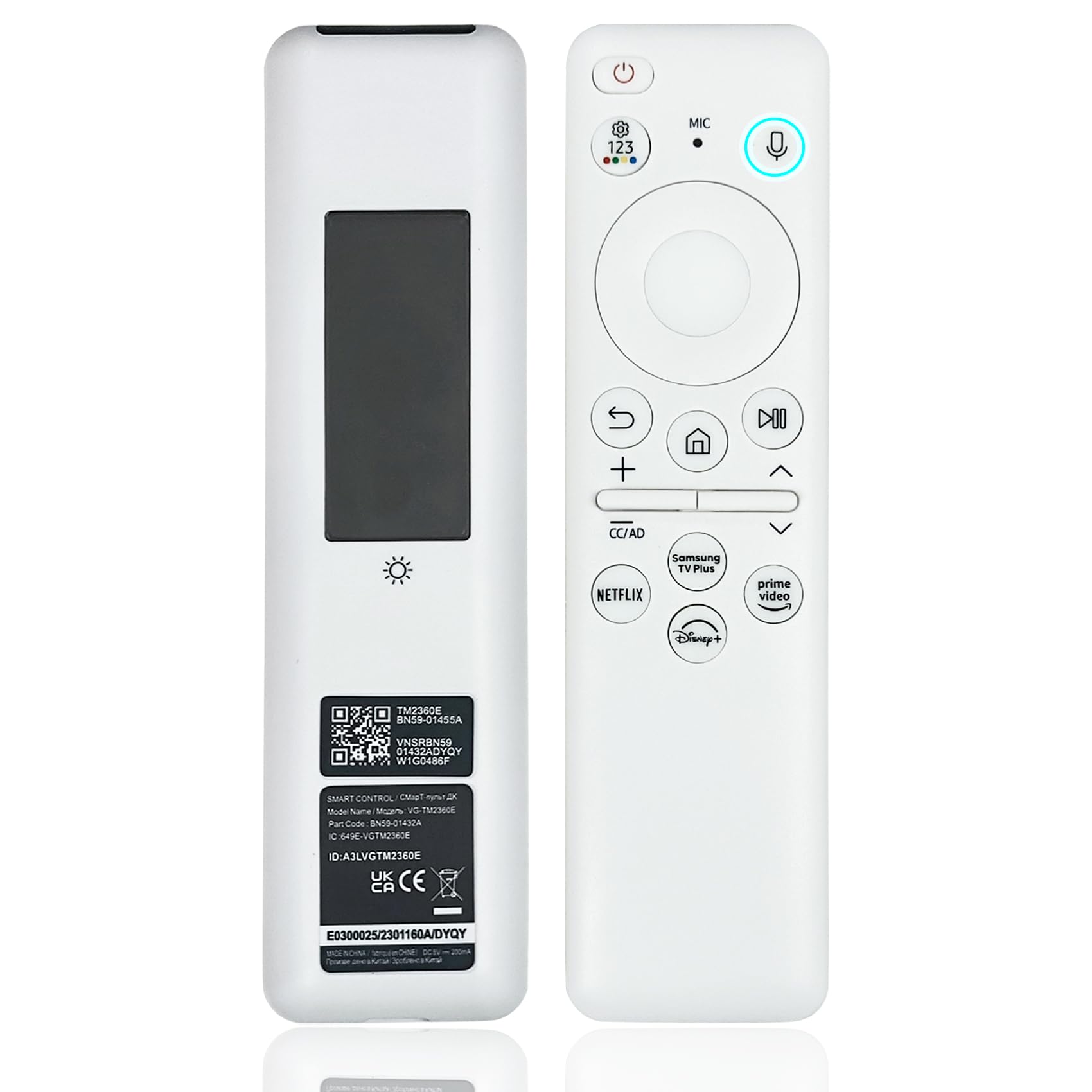 BN59-01455A VG-TM2360S Solar Voice Remote Compatible with Samsung NEO ...