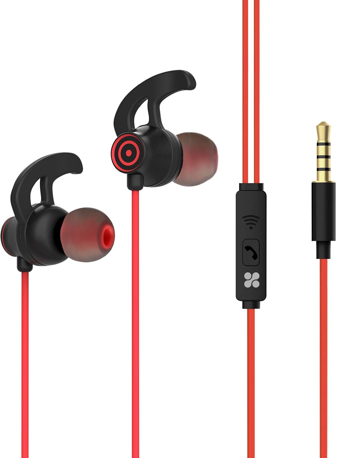 Promate In-Ear Wired Earbuds, Premium 3.5mm HD Stereo Sound Earphones ...