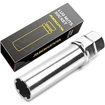 Spline Socket Tool 6-Point Spline Lug Nut Key Tool - Universal Wheel ...