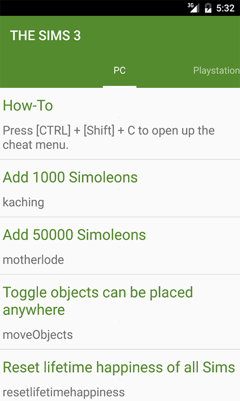 Amazon.com: Cheats for The Sims: Appstore for Android