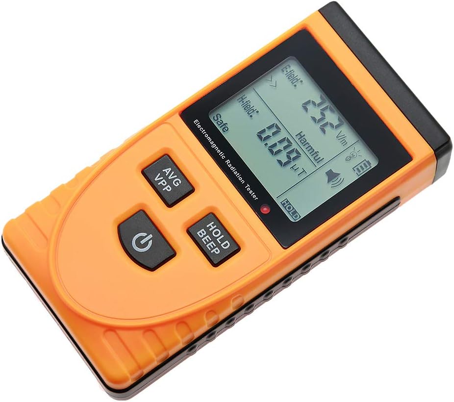 Digital Electromagnetic Radiation Detector Dosimeter Tester EMF Meter ...