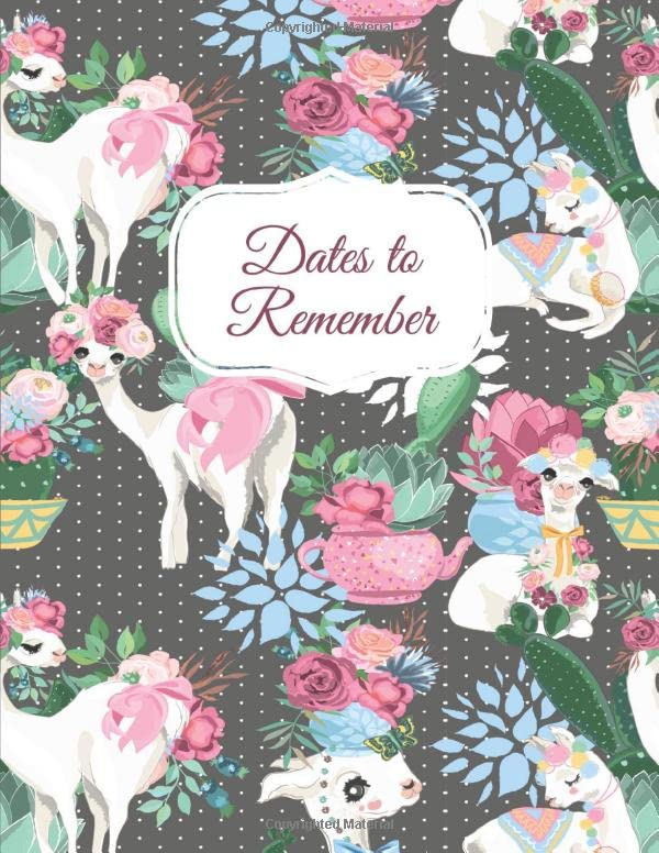 Amazon.com: Dates to Remember Book: Perpetual Calendar Special Dates ...