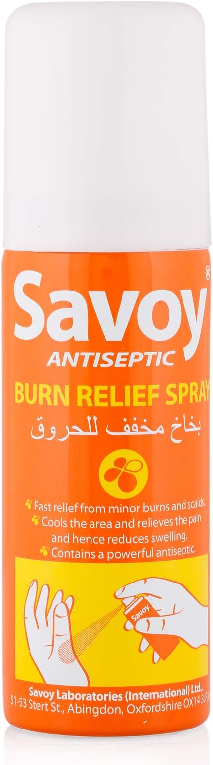 Savoy Antiseptic Burn Relief Spray 50ml: Amazon.ae