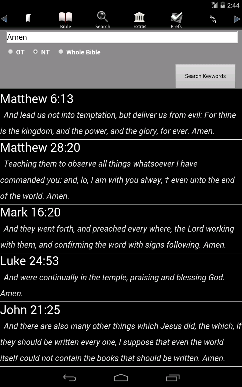 Touch Bible (KJV with Audio):Amazon.de:Appstore for Android