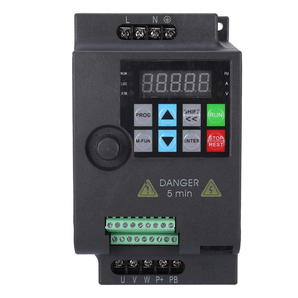 1.5KW Mini VFD Variable Frequency Converter Inverter SKI780 AC 1-Phase ...