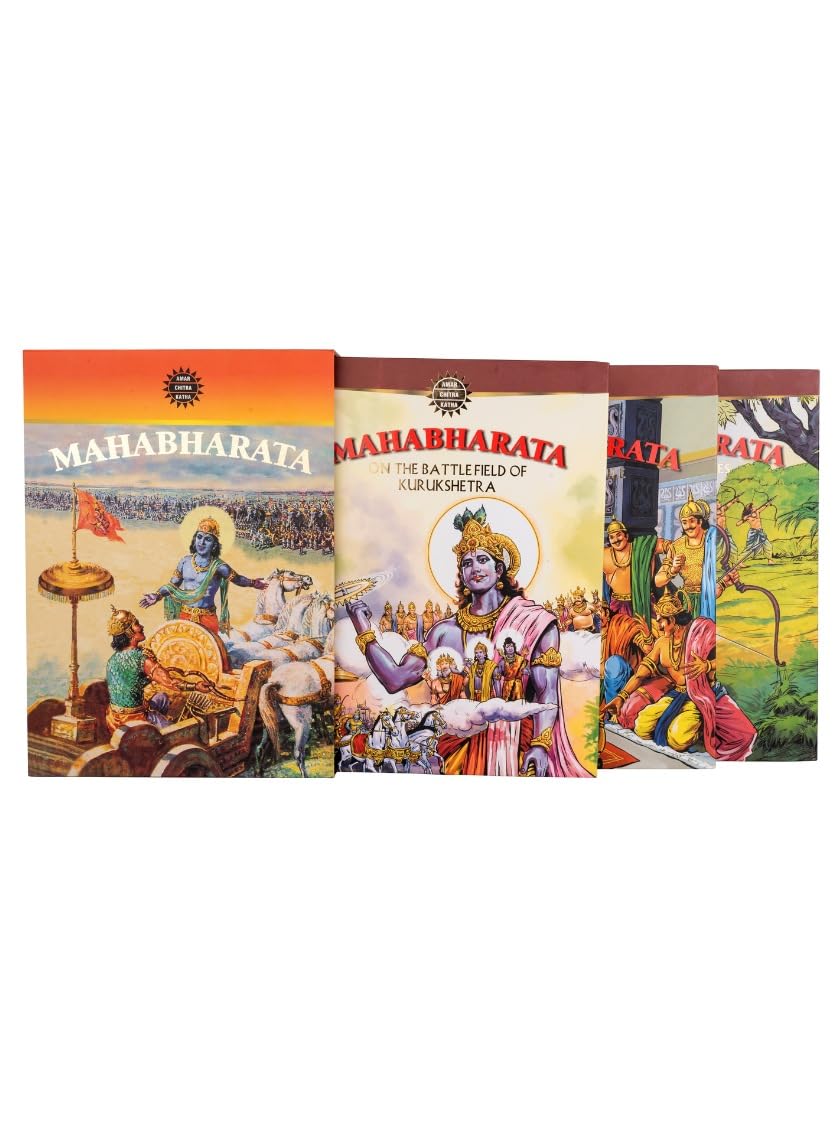 Mua Mahabharata: 42 Books in 3 Volumes | Indian Mythology & History | Childrens Comic Books ...