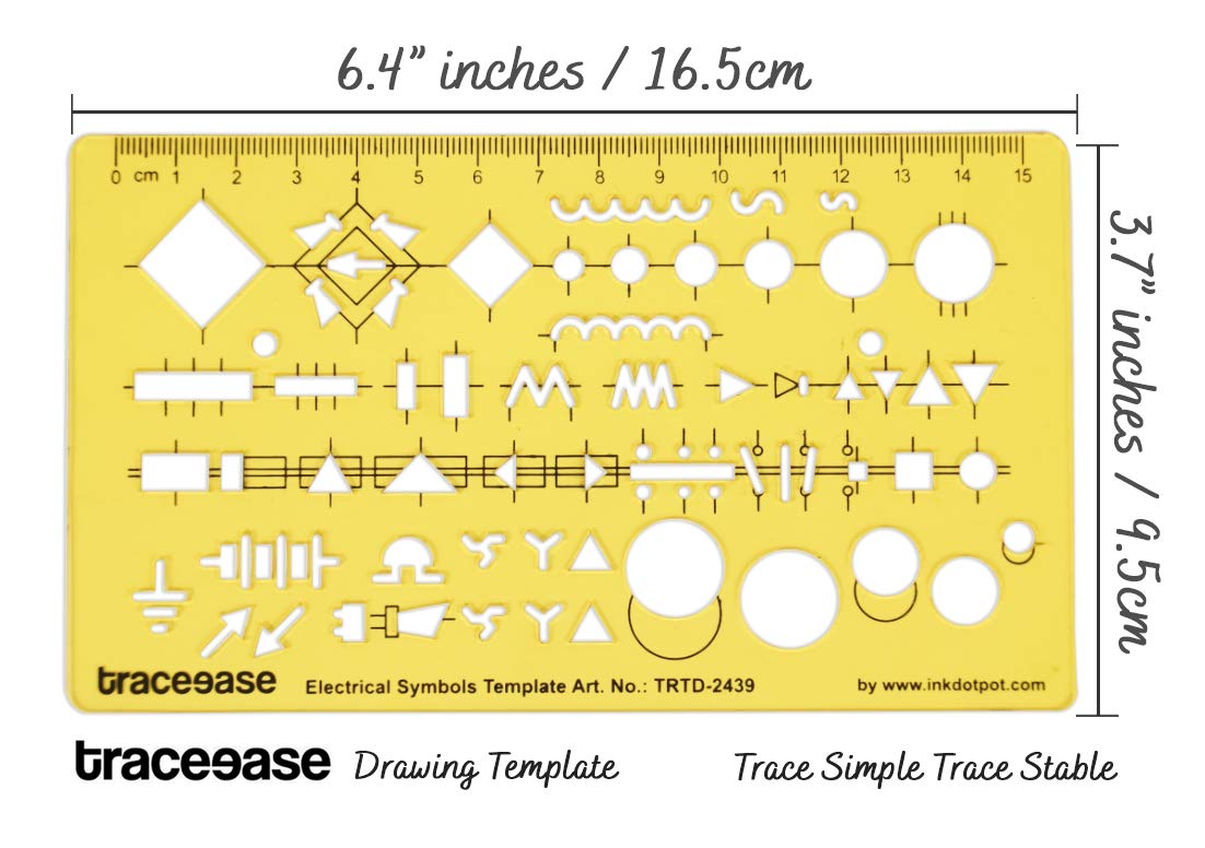 Mua Traceease Electrical Drafting Electrical Symbols Template Drawing ...