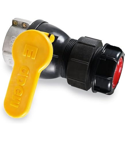 Schutz Ibc PLASTIC IBC TOTE Tank Butterfly Valve Tap Outlet Drain Water ...